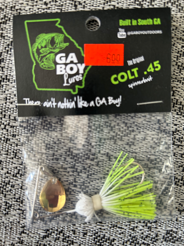 Colt .45 Spinnerbait - White Lightning | Tiger Creek Bait