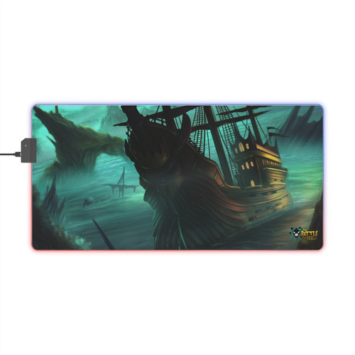Queen Hare's Revenge LED Gaming Mouse Pad | The Battle Bunnies