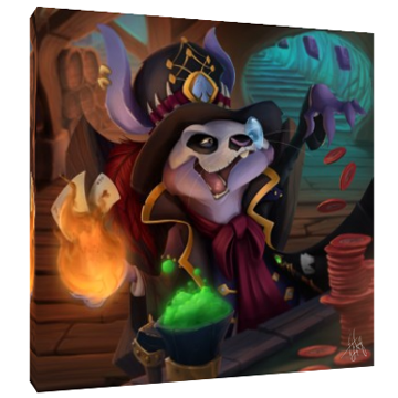 Cornelius A. Skullthumper Canvas Print | The Battle Bunnies