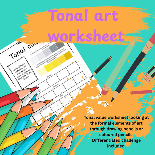 Tonal colums worksheet | The Craft Lady