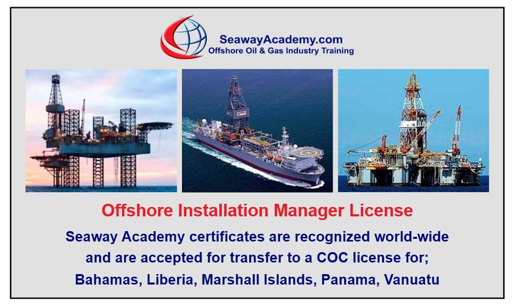 Seaway Academy STCW / IMO compliant certificates are recognized world-wide