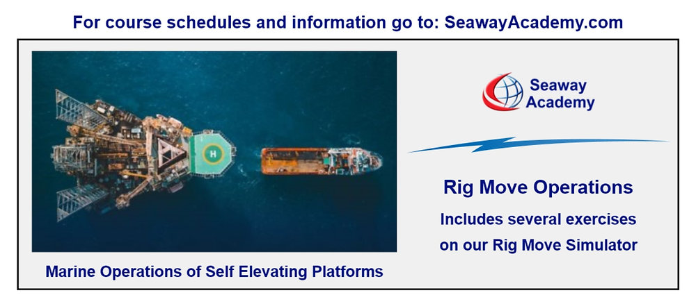 Jack-up Rig Move Simulator Training - Marine Operations of Self ...