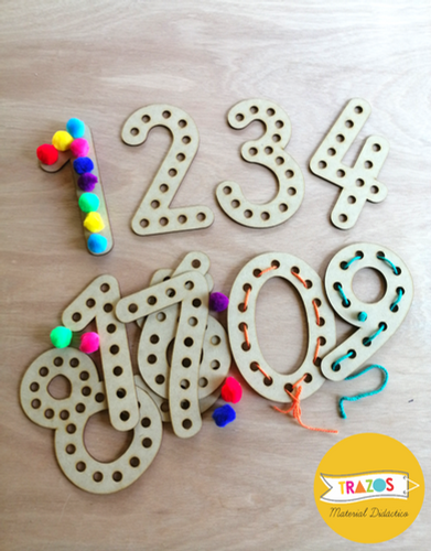 Kit numeros motricidad fina | Trazos Didácticos