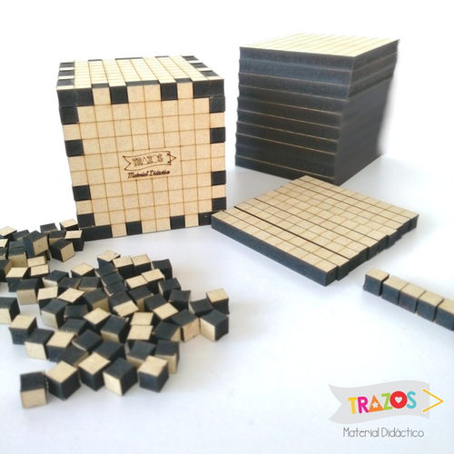 Cubo Base 10 | Trazos Didácticos