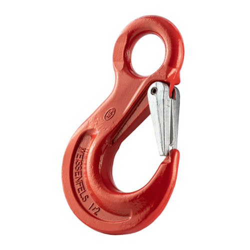 Grade 8 - Eye Sling Hook c/w Safety Catch | Load Straps & Slings