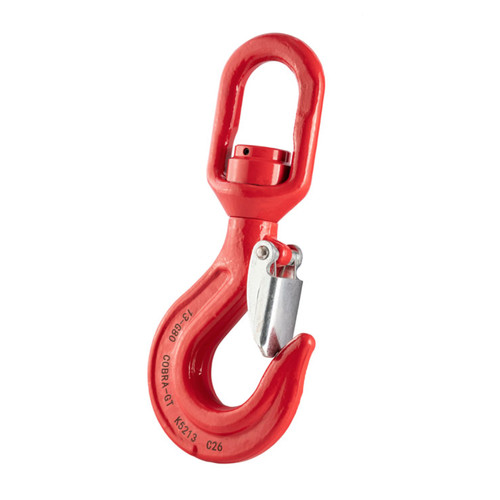 Grade 80 - Swivel Sling Hook with Ball Bearing & Safety Catch | Load ...