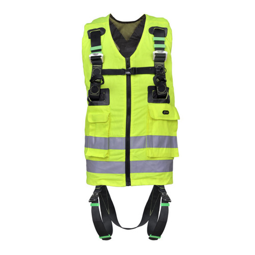 Yellow High-Visibility Body Harness | Load Straps & Slings