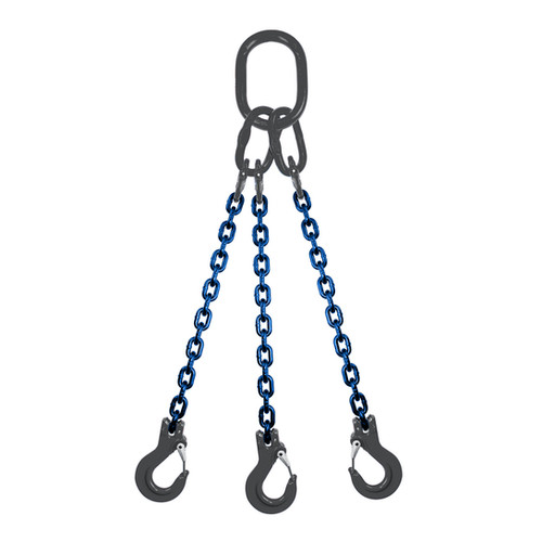 Grade 10 - 3 Leg - 16mm Chain Sling - 21.20T | Load Straps & Slings