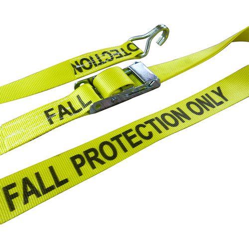 Fall Protection Strap with Over Centre Buckle & Claw Hooks | Load ...