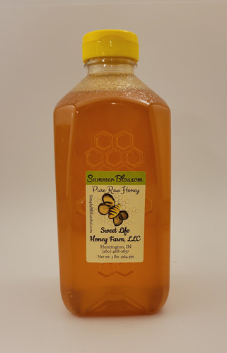 Three Pound Pure Raw Honey | Sweet Life Honey