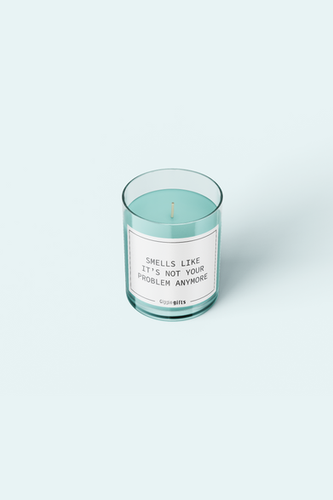 Smells Like It’s Not Your Problem Anymore Candle | Funny Novelty Gift ...