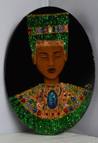 Mini Pharaoh in Green | Kalaveshi Arts