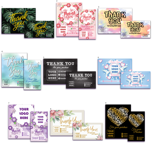 Personalised 'Thank You' Cards | creativeideastt