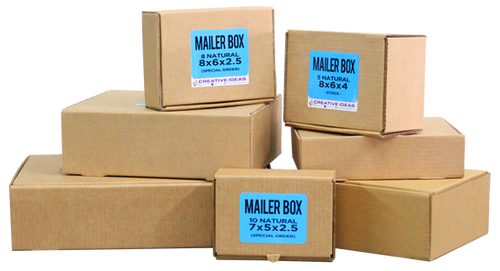 Mailer Boxes - Natural | creativeideastt