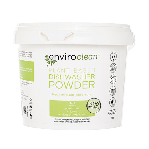 EnviroClean Plant Based Dishwasher Powder 2kg | buildingbiologywa