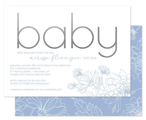 Bold Baby Blue | Declaration of Invit