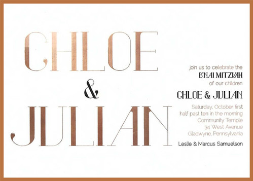 Chloe & Julian | Declaration of Invit