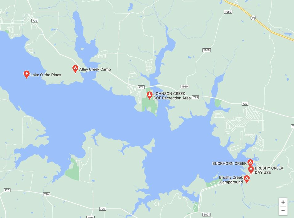 Campsite Review: Johnson Creek COE Campground, Texas