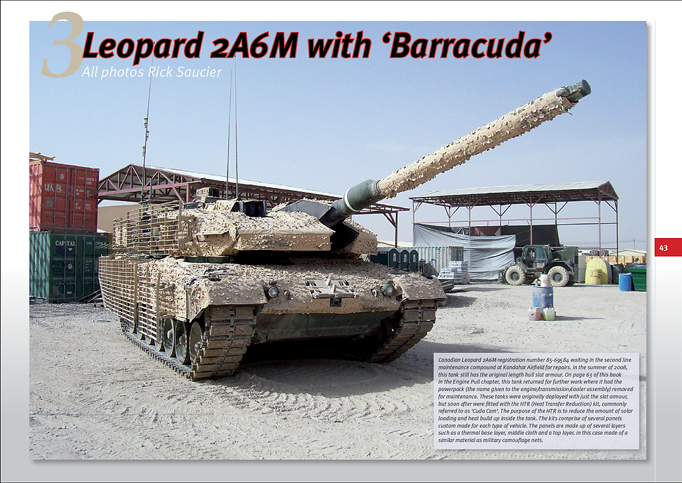 Leopard 2A6M CAN in Afghanistan