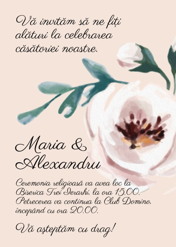 Templateuri pentru invitatii de nunta