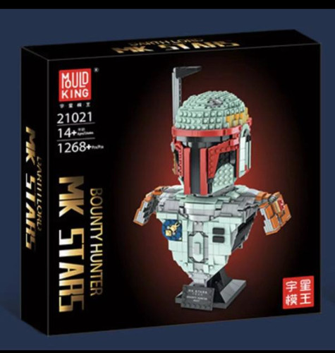 Mould King Star Wars Boba Fett Bust Building Blocks | Helmets And Heroes