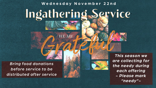 Ingathering Service | Sermon Graphics