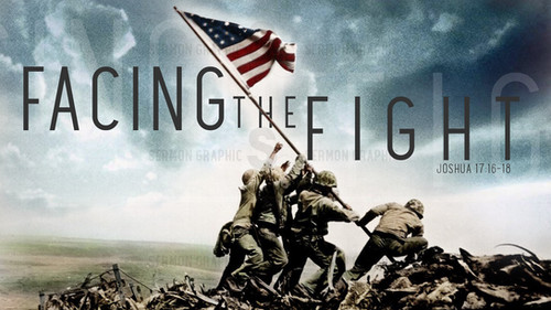 Facing the Fight | Sermon Graphics