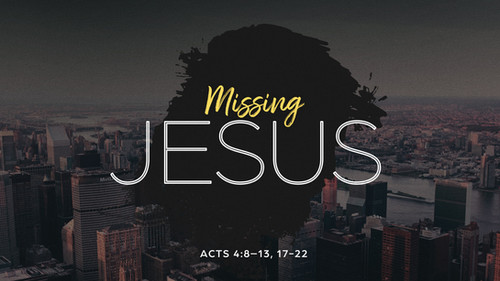 Missing Jesus | Sermon Graphics