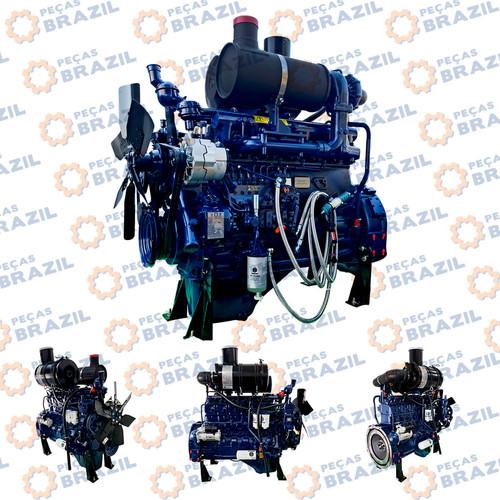 34925 - Motor Completo Weichai WP6 | Grupo Brazil Máquinas | Peças Brazil