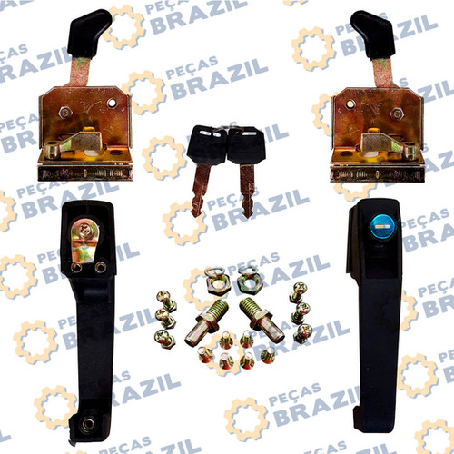 34411 - Kit Maçaneta com Trava da Porta XGMA L.E L.D | Peças Brazil