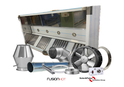 Commercial Kitchen Canopy Starter Kit Sizes From 2m to3m | Canopy Fans ...