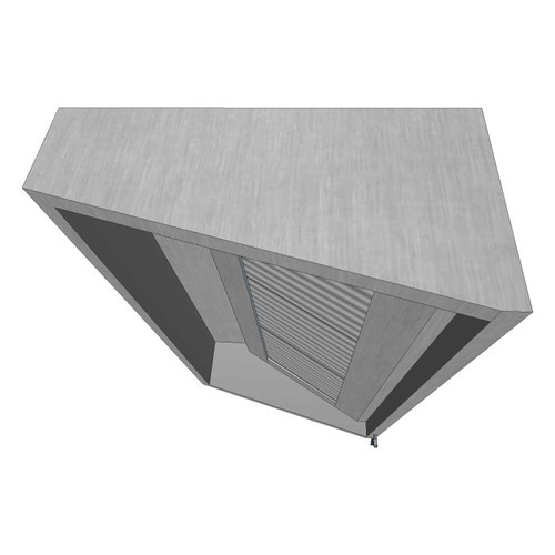 Tapered Wall Canopy 1m to 3m | Canopy Fans Ductwork