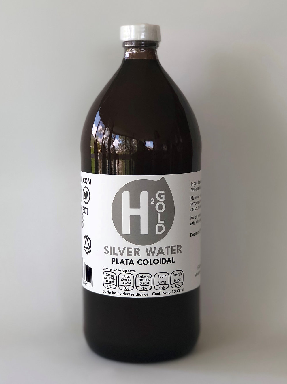 Plata Coloidal de 1 Litro a 20 ppm