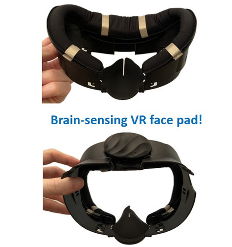 Prototype: VR face pad with integrated EEG sensors | Enchantedwave