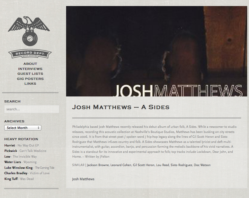 Working Brilliantly is an indie music publicity & radio promo firm