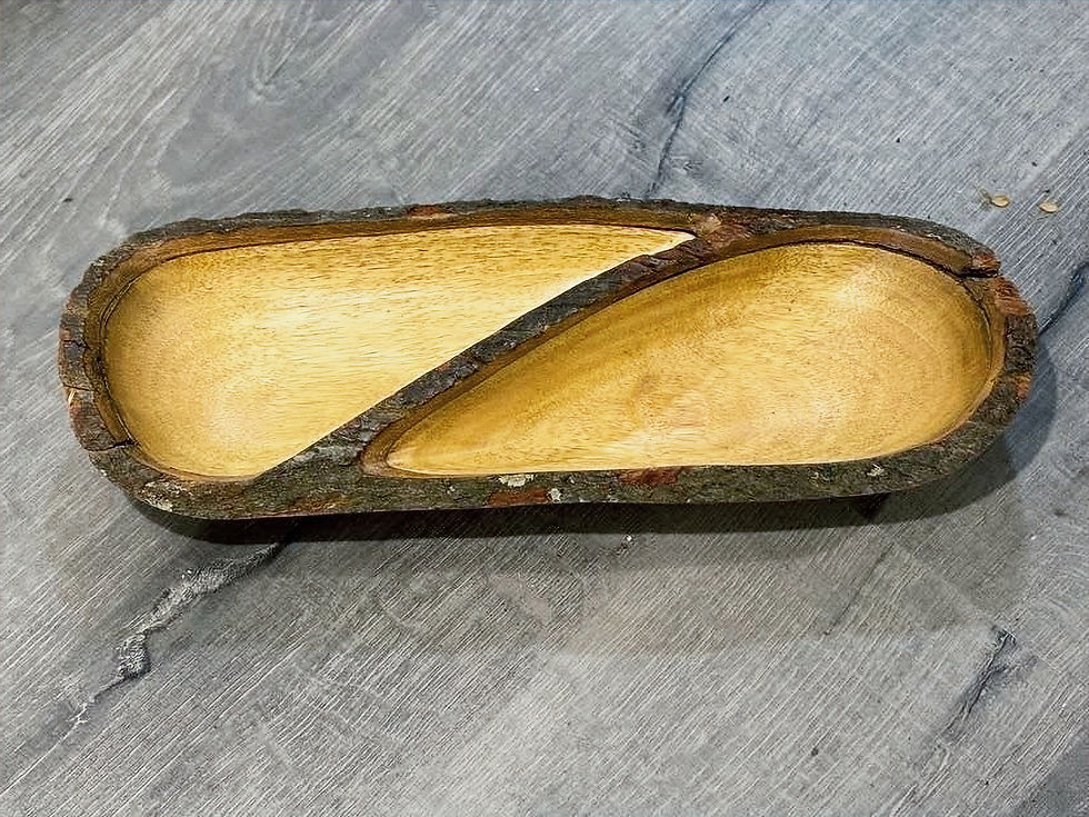 2 Section Server / Acacia Wood | Chocolate Tree