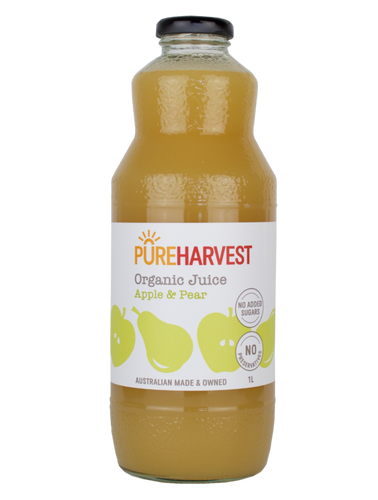 Pure Harvest - Organic Apple & Pear Juice 1l | affordable-organics