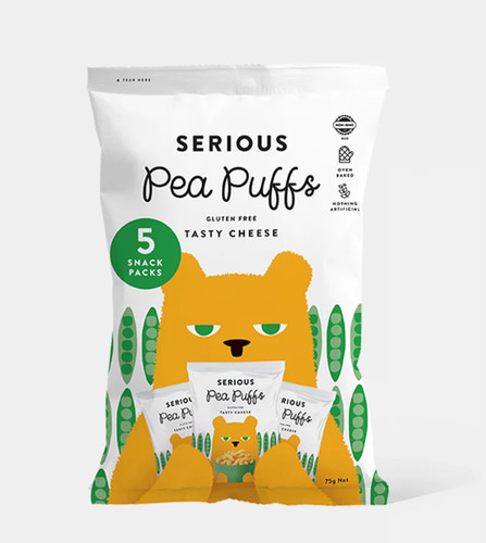 Serious Food Co - Multi Pack Pea Puffs Tasty Cheese (5 pack ...