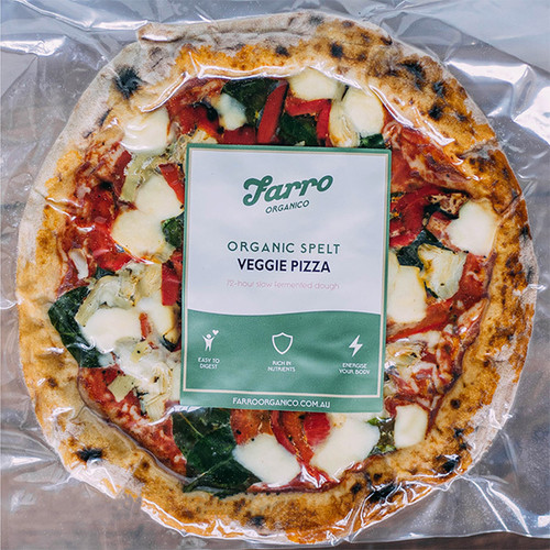 Farro Organico - Organic Spelt Pizza Veggie | affordable-organics