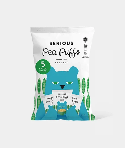 Serious Food Co - Multi Pack Pea Puffs Sea Salt (5 pack) | affordable ...
