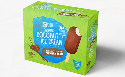 Organic Eden Coconut Ice Cream | affordable-organics