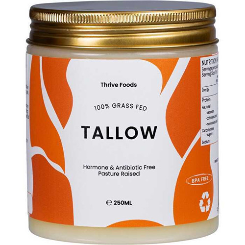 Thrive Foods- 100% Grass Fed Tallow | affordable-organics
