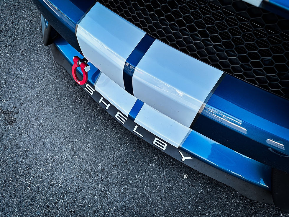 GT350 Regular Splitter "SHELBY" Inlays | Qspek Vinyl LLC