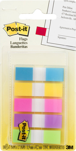 3M Post-It Small Flags Bright Colours | jinheestationery