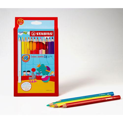 Stabilo Jumbo Colour Pencil 24's 1879JH | jinheestationery