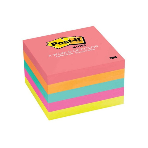 3M Post-It Note Pad 654 Neon Colours - 5 packs | jinheestationery