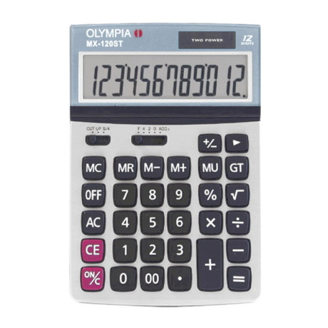 OLYMPIA 12-Digits Desktop Calculator MX-120ST | jinheestationery