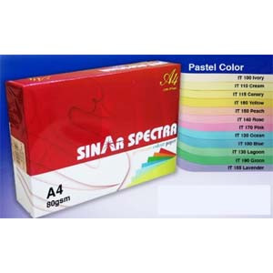 Sinar Spectra Colour Paper A4 80g - Pastel | jinheestationery