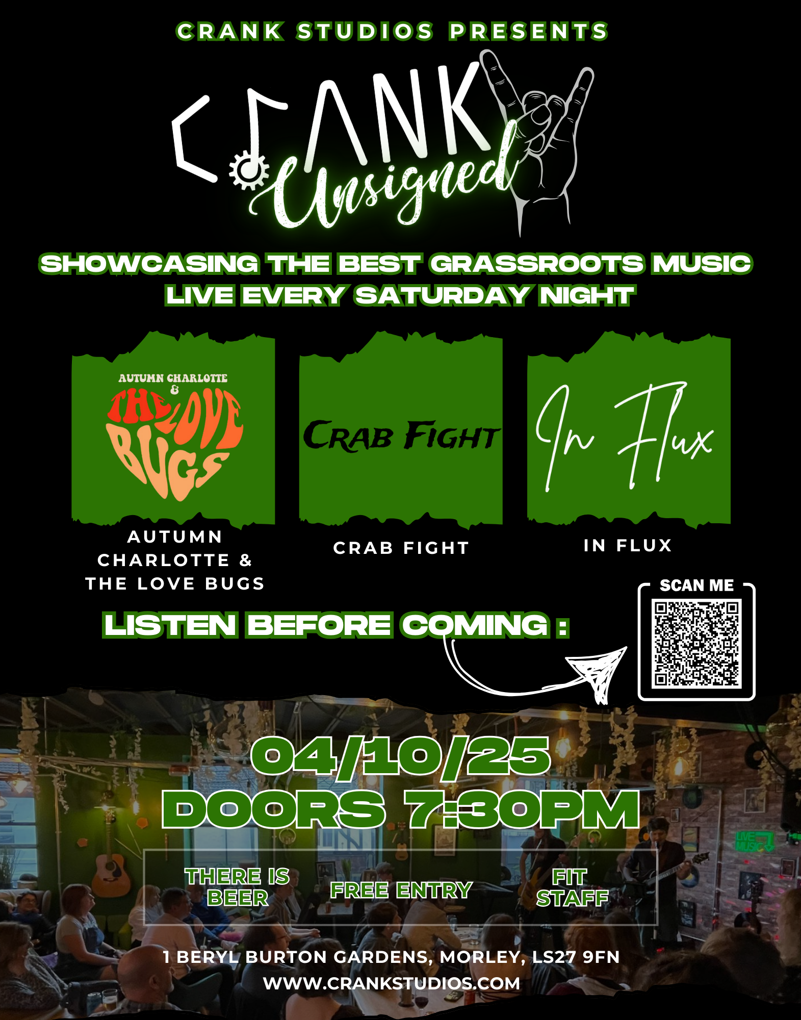 Autumn Charlotte & The Love Bugs // InFlux // Crab Fight | Crank Studios