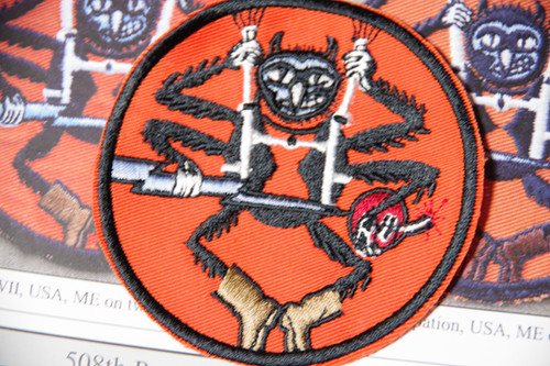 82nd Airborne 507th PIR Pocket Patch Orange Twill | extremerelichunters